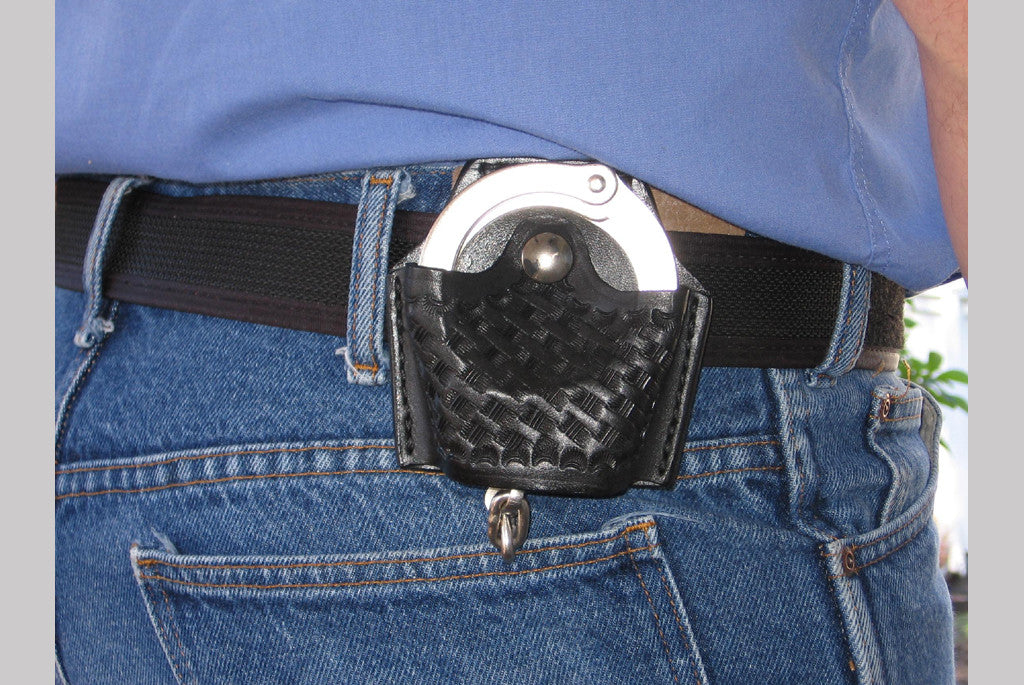 HANDCUFF CASES-- – Gray Jay Leather